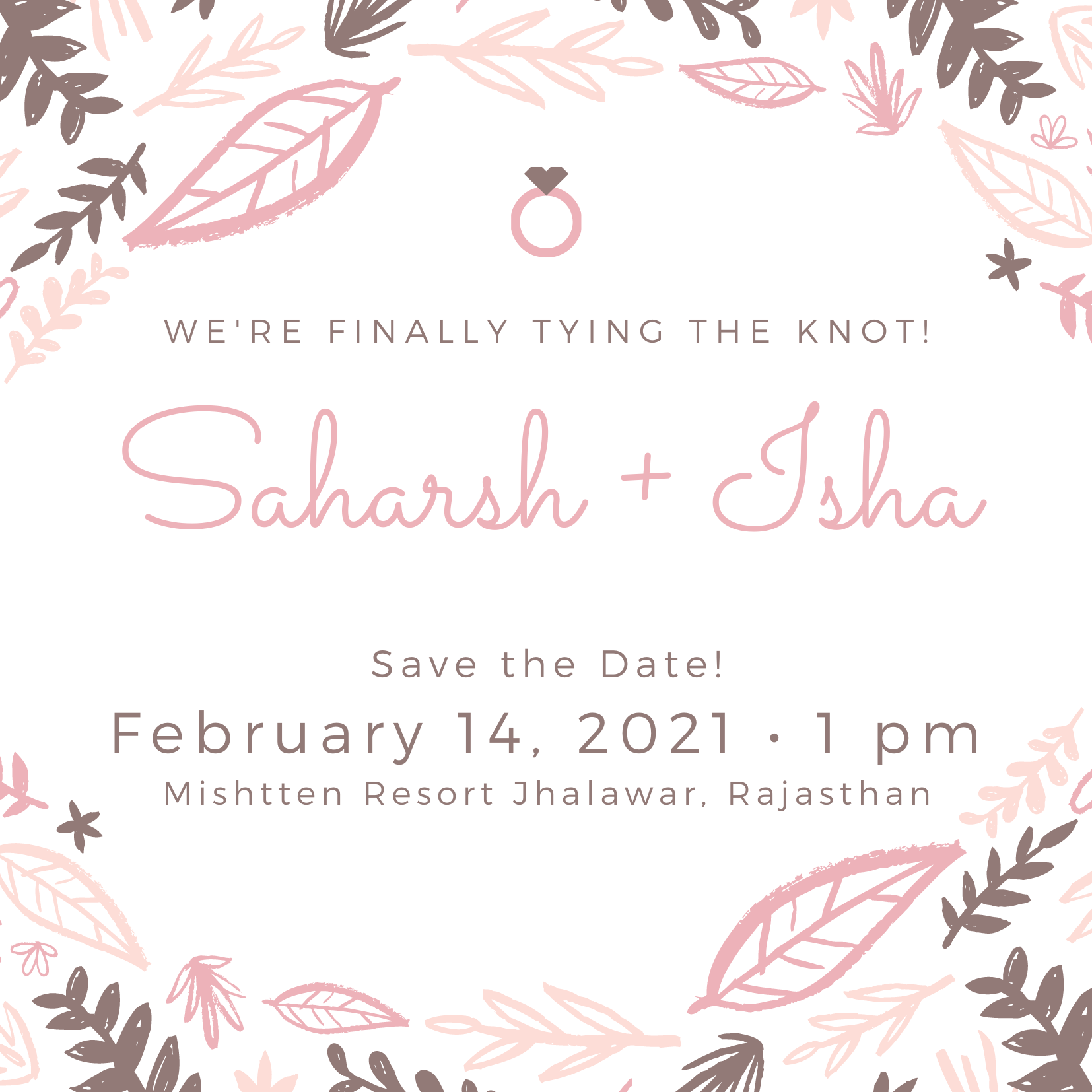 Wedding Invitation | SaharshIsha